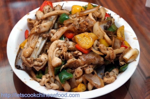 Chinese Recipe : Stir-Fried Razor Clams with Black Bean Sauce (中菜食譜 ...